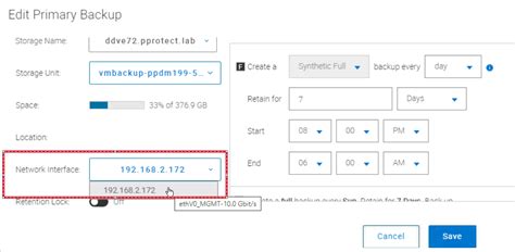 PowerProtect Data Manager When Configuring Backup Policies Some Data Domain Storage Unit