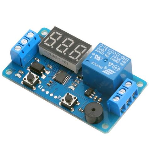 DC 12V Programmable Timer Switch Trigger Cycle Time Delay Relay Module RadioGear BD