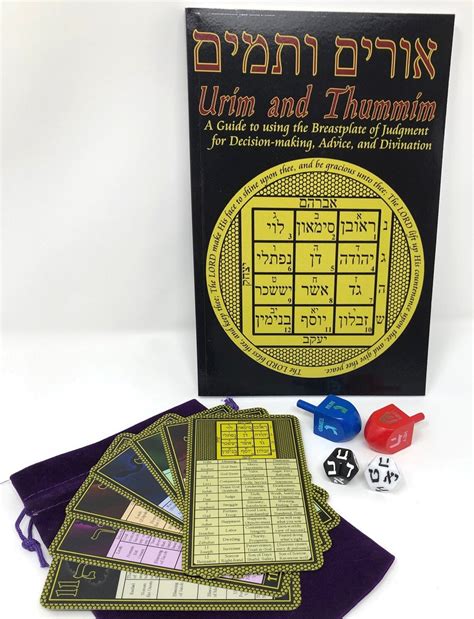 Urim And Thummim Book And Divination Set Etsy
