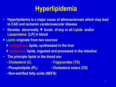 Ppt Hyperlipidemia Treatment Strategies And Pharmacology Powerpoint