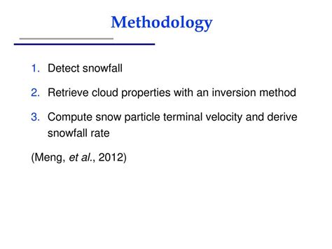 snowfall rate retrieval using amsu mhs atms measurements ppt download