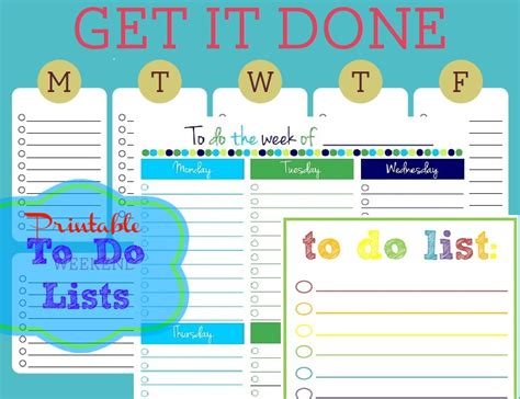 Cute To Do List Template Printable