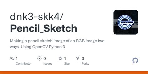 Github Dnk3 Skk4pencilsketch Making A Pencil Sketch Image Of An