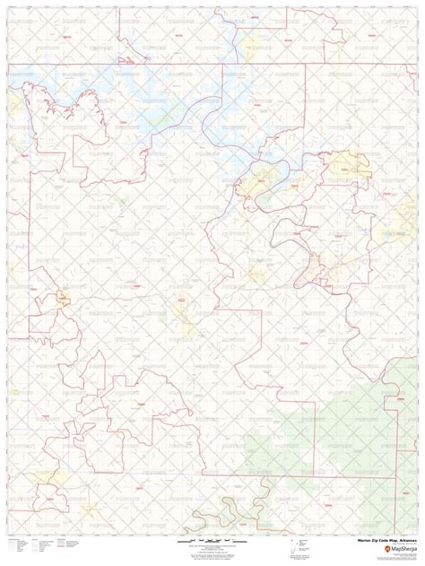 Marion Zip Code Map Arkansas Marion County Zip Codes