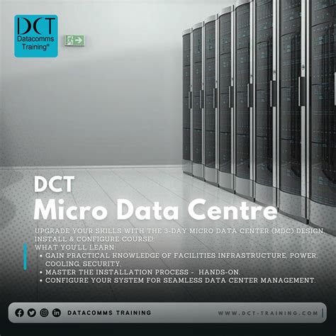Datacomms Upgrade Your Skills With The 3 Day Micro Data Center Mdc Design Install