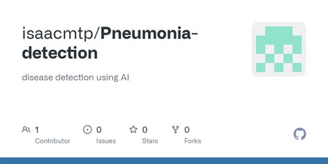 Github Isaacmtp Pneumonia Detection Disease Detection Using Ai