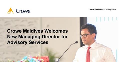 Crowe Maldives On Linkedin Congratulations Abdul Haleem Abdul Latheef On Becoming The Newest