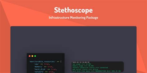 Stethoscope Infrastructure Monitoring Package Made With Laravel