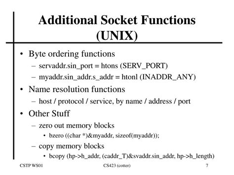 PPT Sockets Programming In UNIX PowerPoint Presentation Free Download ID 6117151