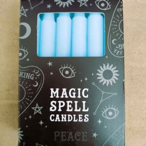 Light Blue Spell Candles For Peace Witches Emporium
