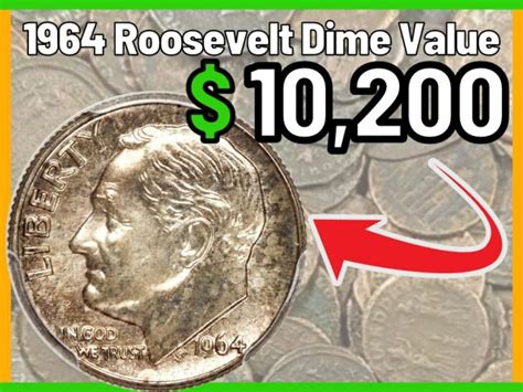 1964 Roosevelt Dime Value And Price Chart