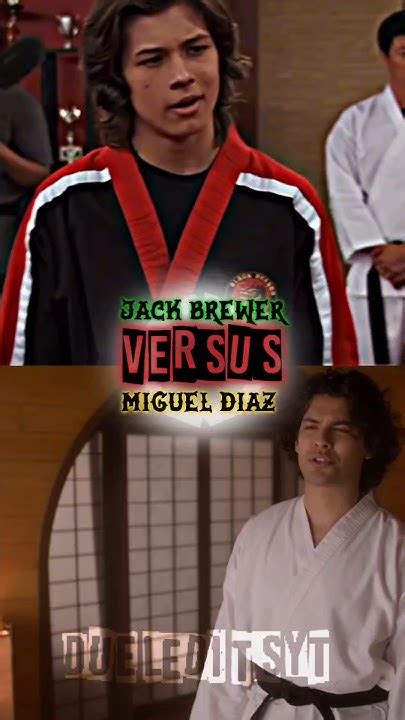Jack Brewer Vs Miguel Diaz Kickin It Vs Cobra Kai Youtube