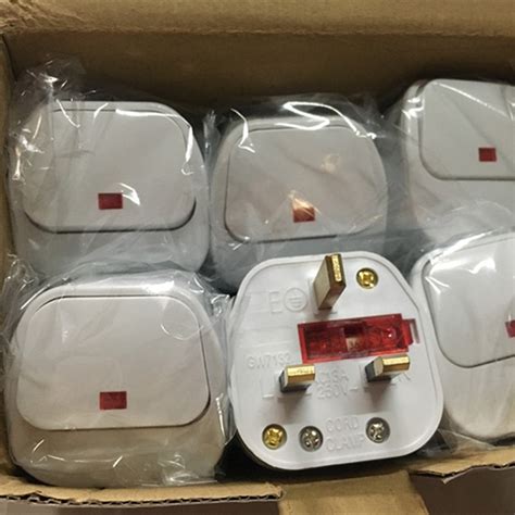 Uk 3 Pin Switch 250v 13a Ac Power Plug With Switch Grandado