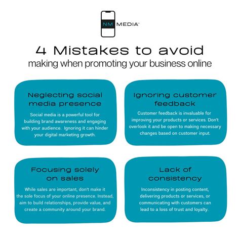 Avoid These 4 Mistakes When Promoting Your Business Online Nm Media