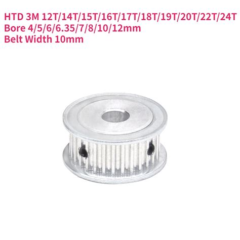 1pcs Htd 3m 12t14t15t16t17t18t19t20t22t24 Teeth Timing Pulley
