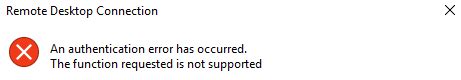 RDP Authentication Error Has Occurred Resolve It Now