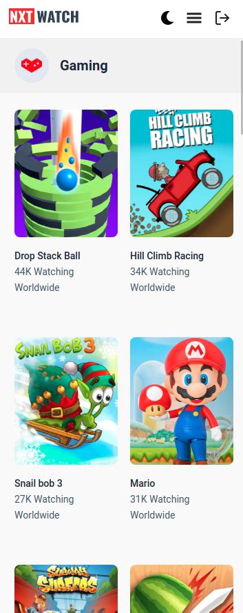 Github Gottumukkalakiranreact Js Nxt Watch Implemented Nxt Watch Application Which Is A