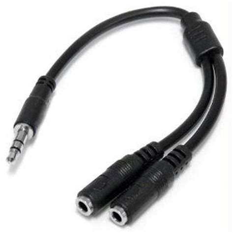 Startech Split One Headphone Jack Into Two Separate Jacks 35mm Audio