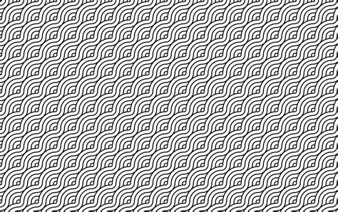 Seamless Contemporary Traditional Oriental Geometric Curve Pattern