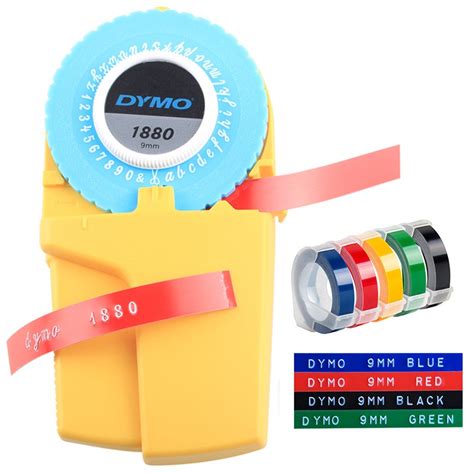 Dymo Embossing Label Maker With Rolls D Embossing Tape Plastic Label For Dymo Label Maker