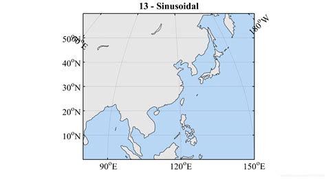 matlab 2014b m map 工具箱的19种投影projection matlab projection csdn博客