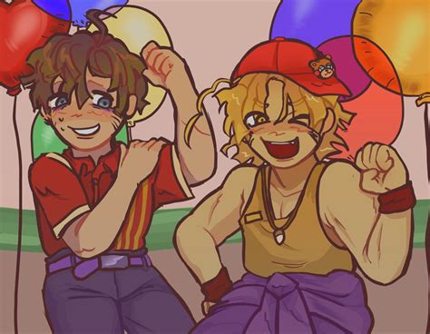 Blueycapsules Jeremy Fitzgerald Fnaf Characters Michael And Jeremy Fanart