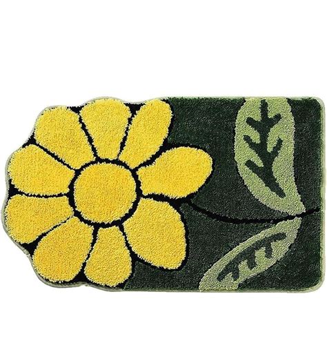 Sunflower Bliss Leaf Doormat Aura Decor