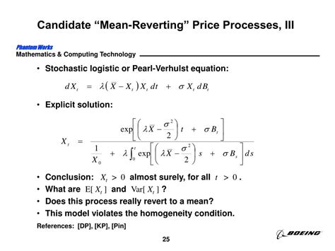 Ppt Real Options And Mean Reverting Prices Powerpoint Presentation