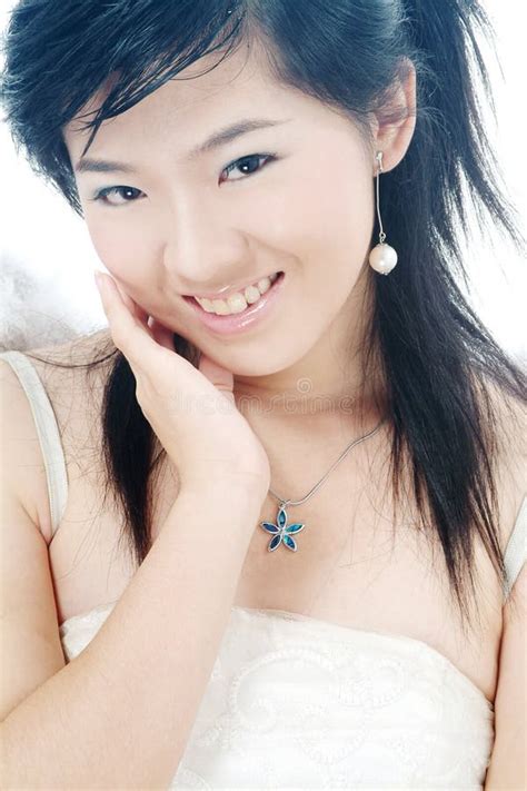 Cute Asian Girl Stock Image Image Of Entice Enticing 3487081