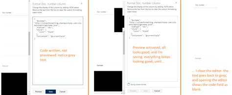 List Sharepoint JSON Not Saving SharePoint Stack Exchange