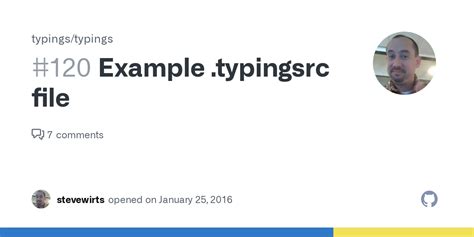 example typingsrc file · issue 120 · typings typings · github