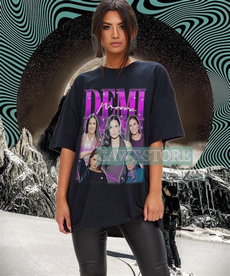 Demi Moore Vintage Shirt Demi Moore Homage Tshirt Demi Moore Fan Tees