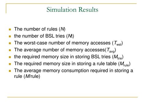 Ppt High Speed Packet Classification Using Binary Search On Length
