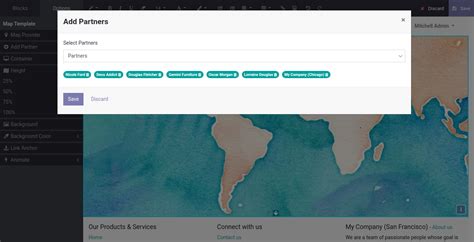 Odoo Website Map Snippet Openstreetmap And Google Map Snippet