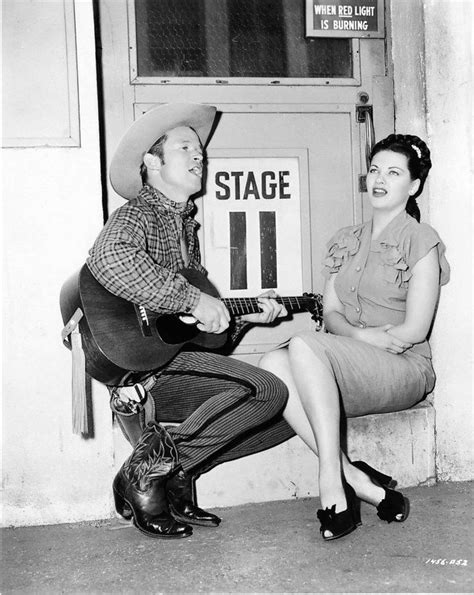 Rod Cameron And Yvonne De Carlo Singing Yvonne De Carlo Drawing