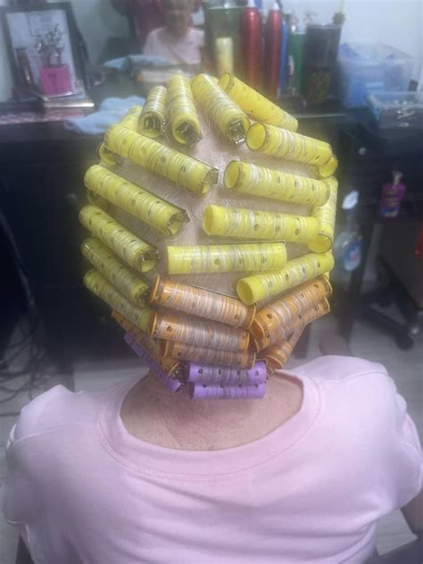 Pin by marie on roller sets.perms. and comb outs | Up hairstyles, Vintage hairstyles, Roller set