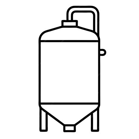 A Fermentation Line Art Vector Premium Ai Generated Vector