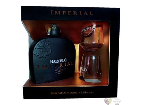 Barceló Imperial Onyx 0,7l 38% + 2 skleničky - Alkohol-shop.cz