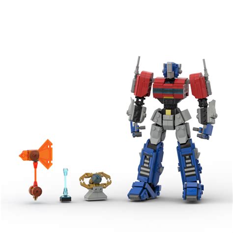 Lego Moc Optimus Prime Transformers One By Ghuners3 Rebrickable