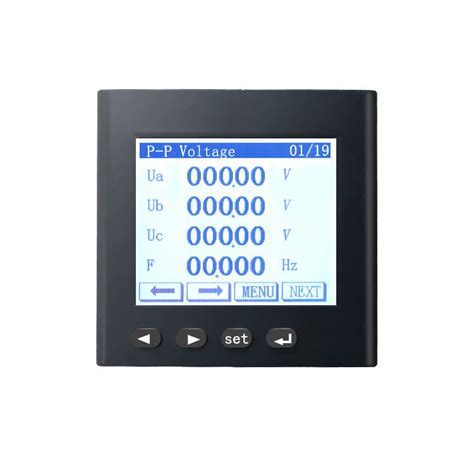 Three Phase Power Analyzer Energy Meter Digital Power Meter Panel
