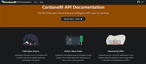 Streamlining Cardanobi Api Integration Via Python And Nodejs Sdks
