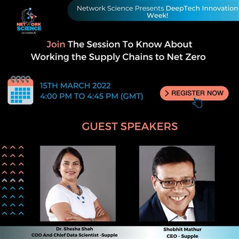 Network Science on LinkedIn: #supplychain #netzero #innovation #techevent #ai #ml # ...