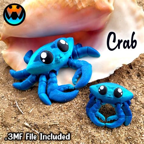Tiny Crab 3d Model By Cinderwing3d On Thangs