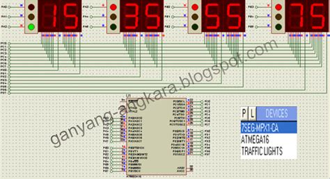 Membuat Program Traffic Light Atmega