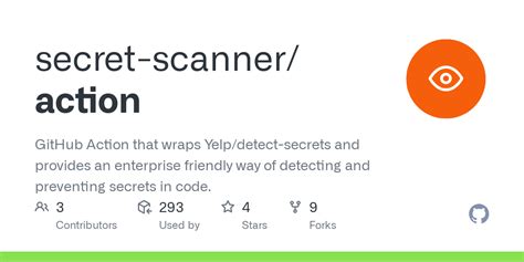 GitHub Secret Scanner Action GitHub Action That Wraps Yelp Detect Secrets And Provides An