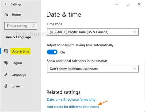 How To Show Different Time Zone Clocks On Windows 10 Taskbar Password Recovery