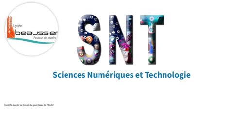 Présentation Snt 2nde Genially