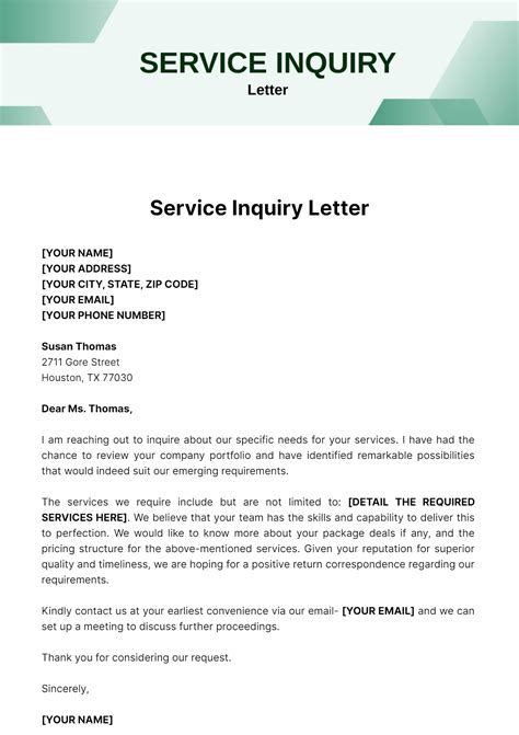 Example Of Inquiry Letter In Business Business Inquiry Letter Sample