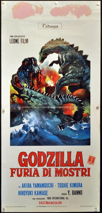 Godzilla Vs The Smog Monster Italian Locandina Movie Posters