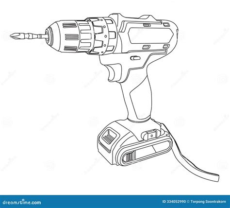 Screwdriver Vector Drawing 140381532